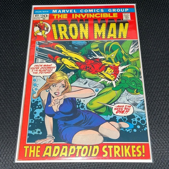 Marvel | Art | Vintage 972 Marvel Iron Man Adaptoid Bronze Age Comic ...